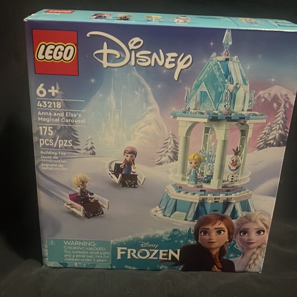 Disney | Toys | Disney Frozen Anna And Elsas Magical Carousel Lego Set ...